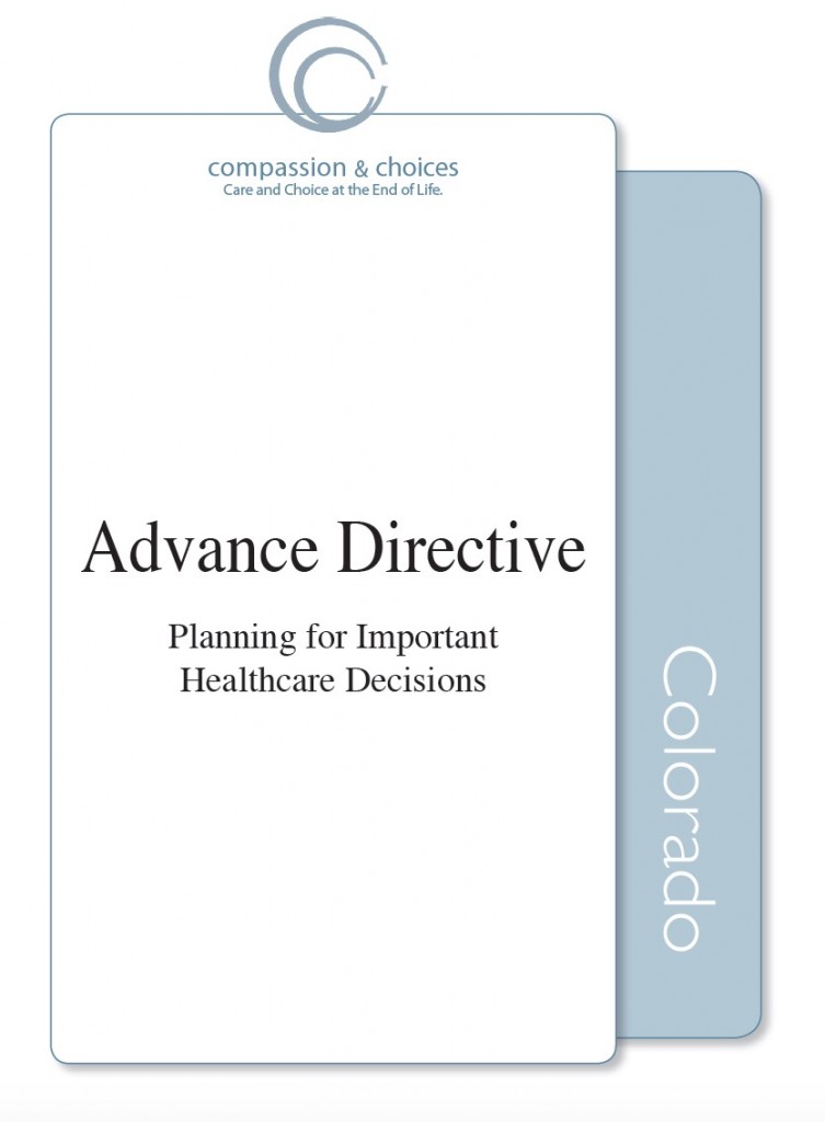 Colorado Living Will Form (Advance Directive) : Living Will Forms